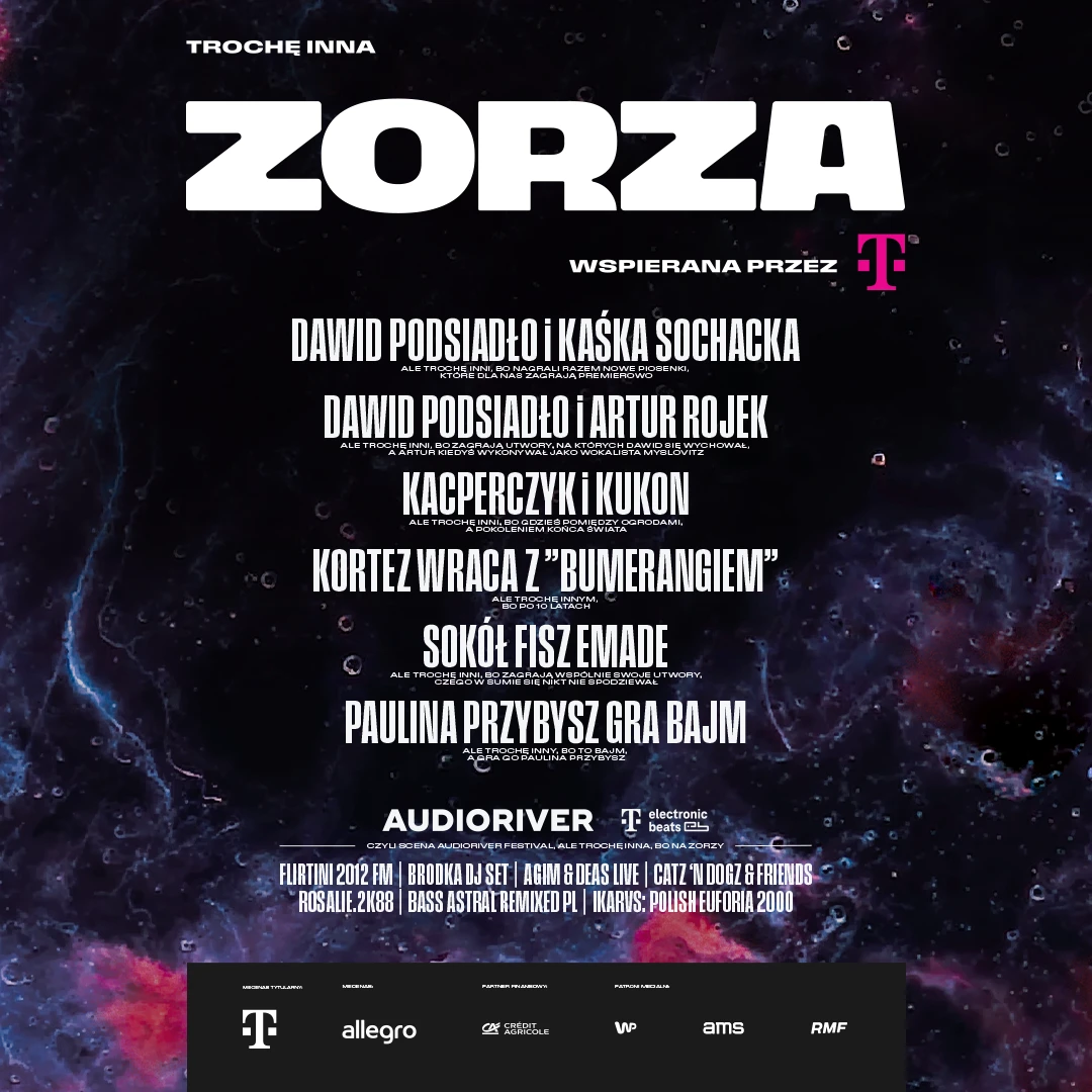 Festiwal ZORZA 2025 | Bilety Artyści Line-up | eBilet.pl