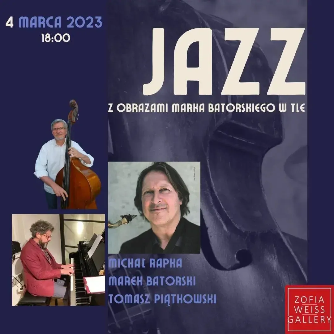 Jazz z obrazami Marka Batorskiego w tle | Kraków | bilety na eBilet.pl