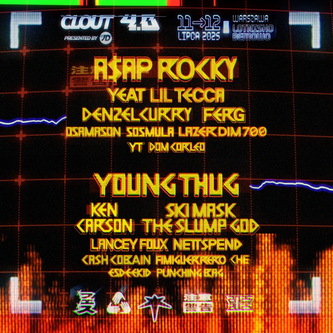 CLOUT Festival presented by JD | Bilety Artyści Line-up | eBilet.pl