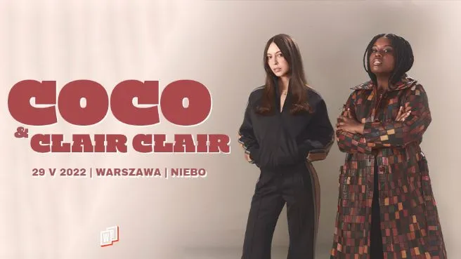 Coco & Clair Clair | Koncerty Pop | bilety na eBilet.pl