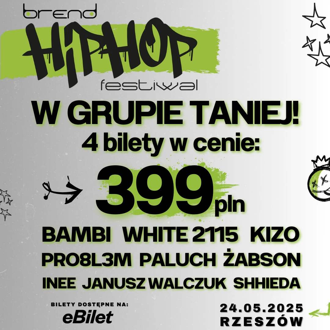 Brend Hip-Hop Festiwal | Rudna Mała | bilety na eBilet.pl