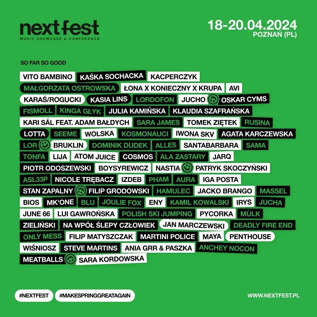 NEXT FEST Music Showcase & Conference | Koncerty Festiwale | bilety na eBilet.pl