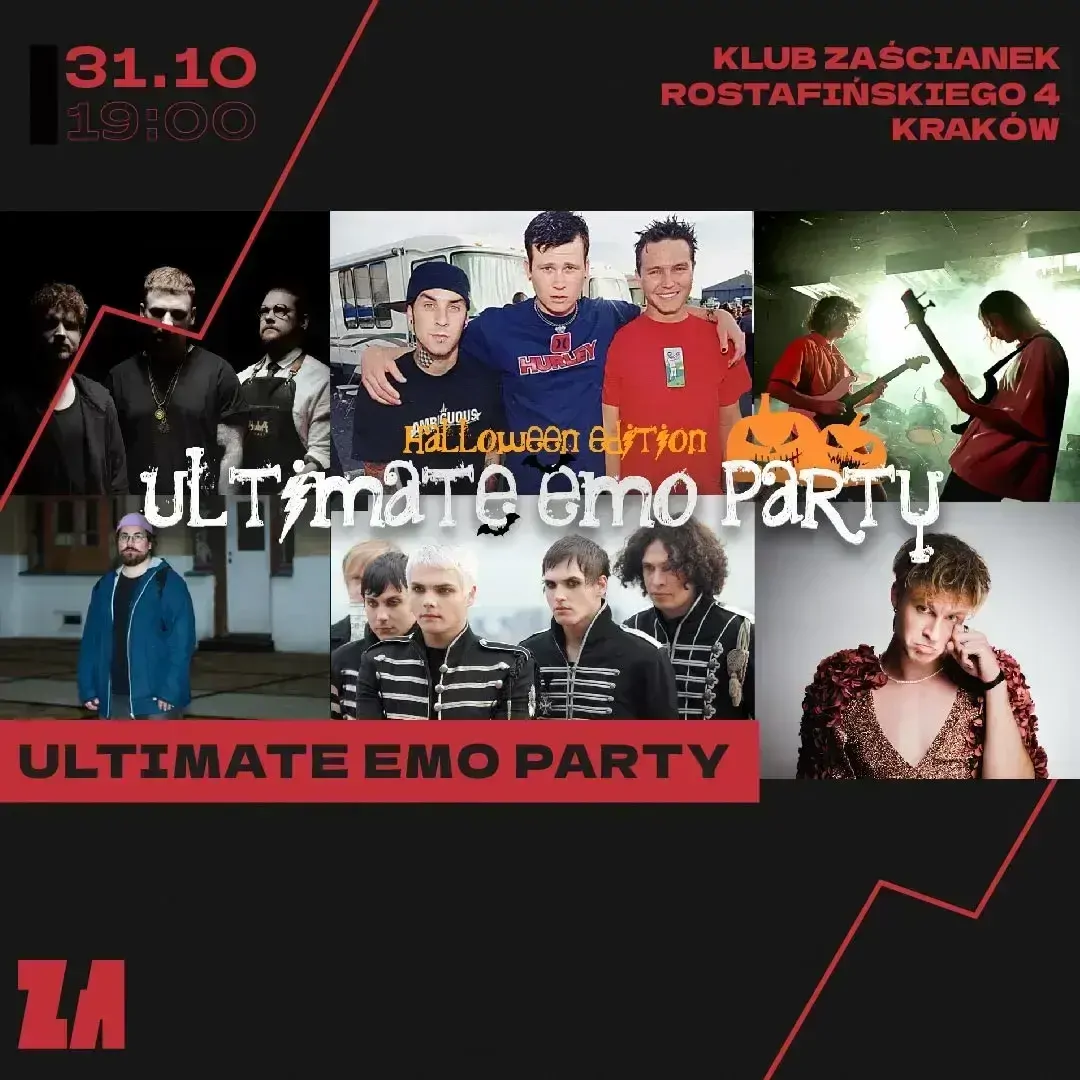 Ultimate Emo Party: Halloween Edition w Krakowie | Koncerty Rock | bilety na eBilet.pl