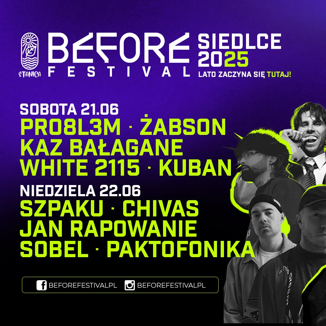 Before Festival 2025 | Koncerty Festiwale | bilety na eBilet.pl