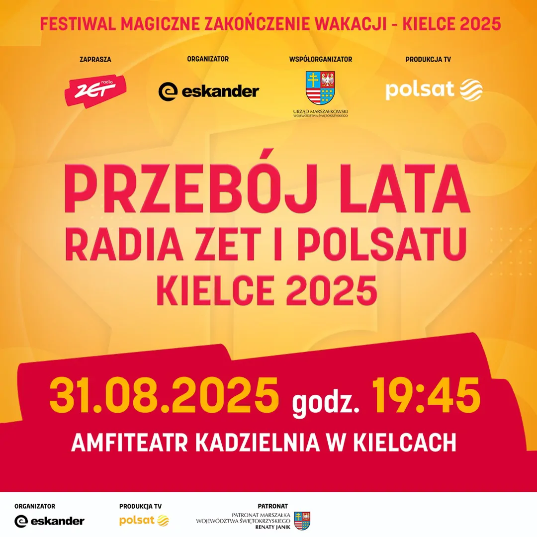 Przebój Lata Radia Zet i Polsatu + Świętokrzyska Gala Kabaretowa - rejestracja POLSAT | Kielce ...