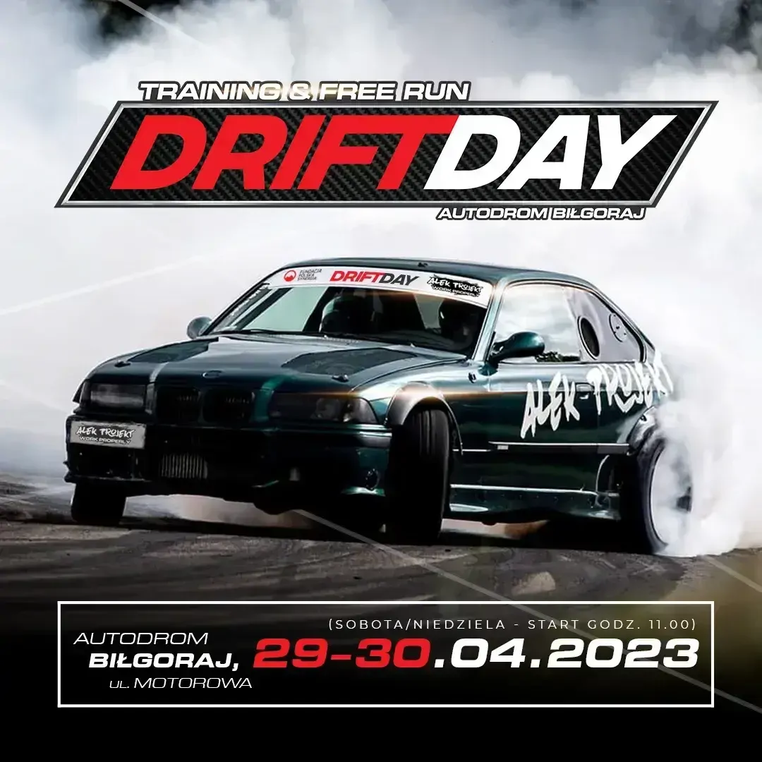 Training & Free Run Drift Day Autodrom Biłgoraj | Sporty motorowe | bilety na eBilet.pl