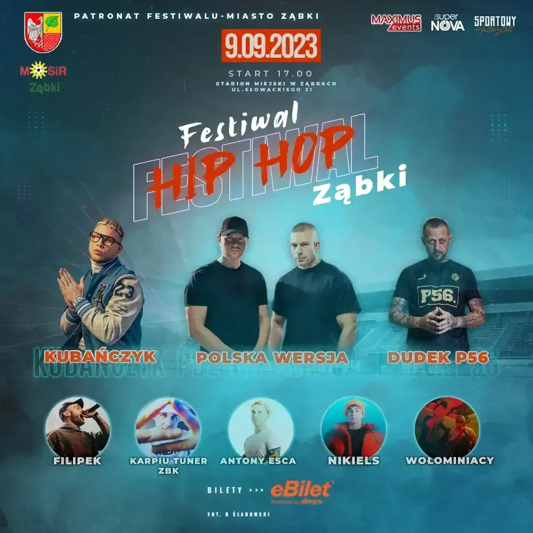 Festiwal Hip Hop Ząbki | Bilety Artyści Line-up | eBilet.pl