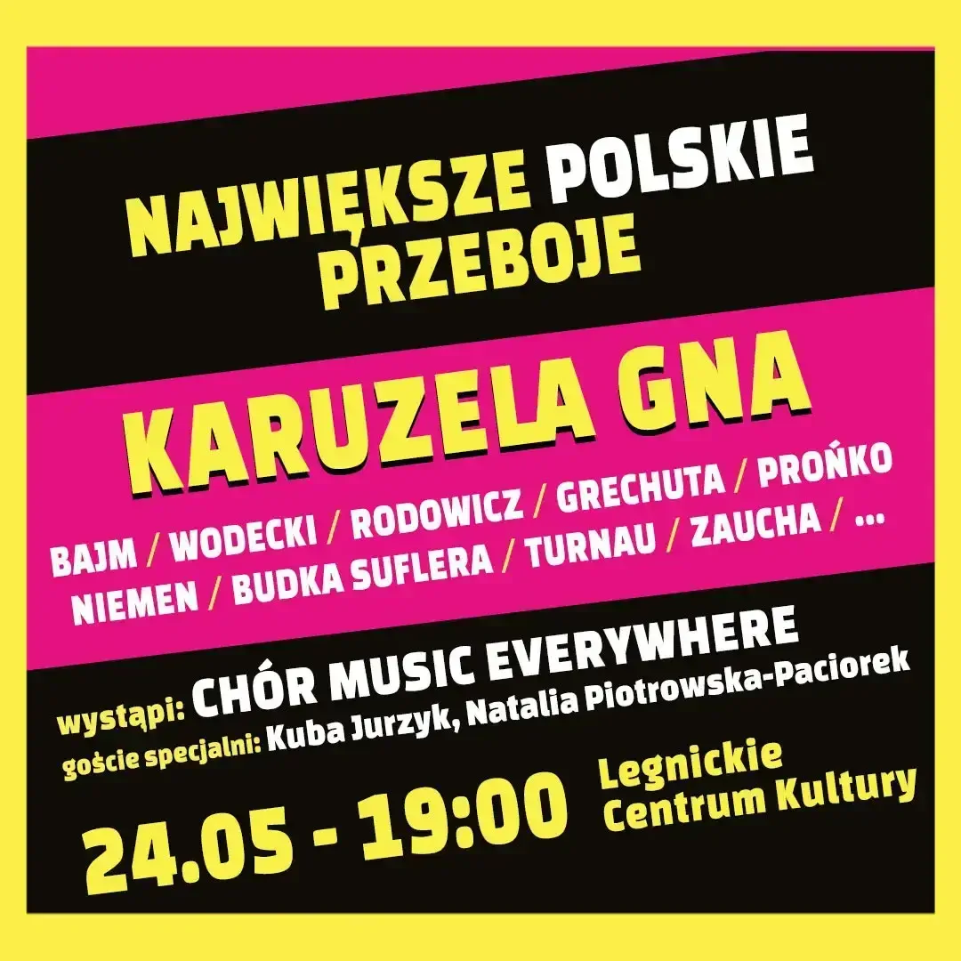 Chór Music Everywhere "KARUZELA GNA " Największe polskie przeboje | Koncerty Pop | bilety na ...