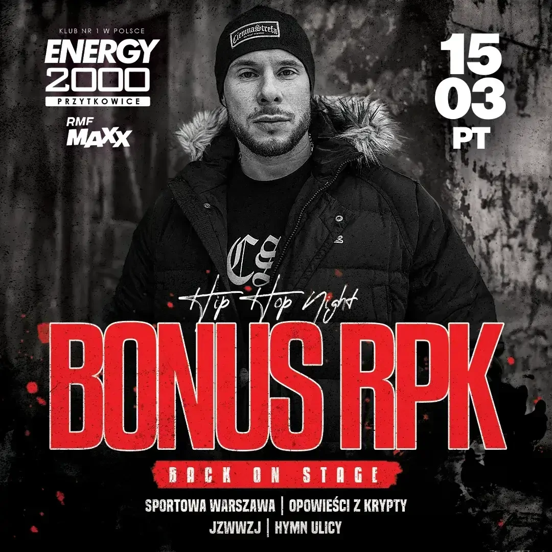 Bonus RPK | Koncerty Hip Hop i Rap | bilety na eBilet.pl