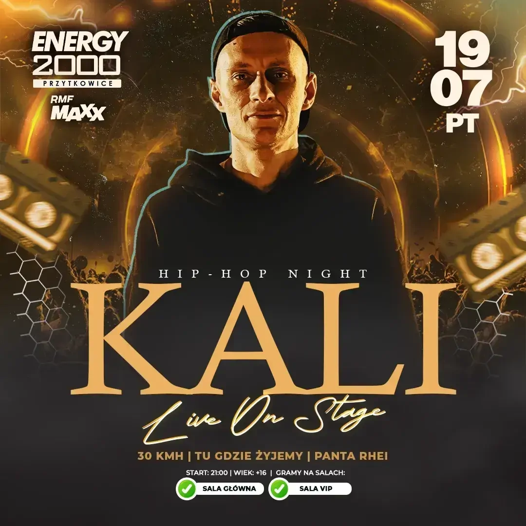 Kali | Koncerty Hip Hop i Rap | bilety na eBilet.pl