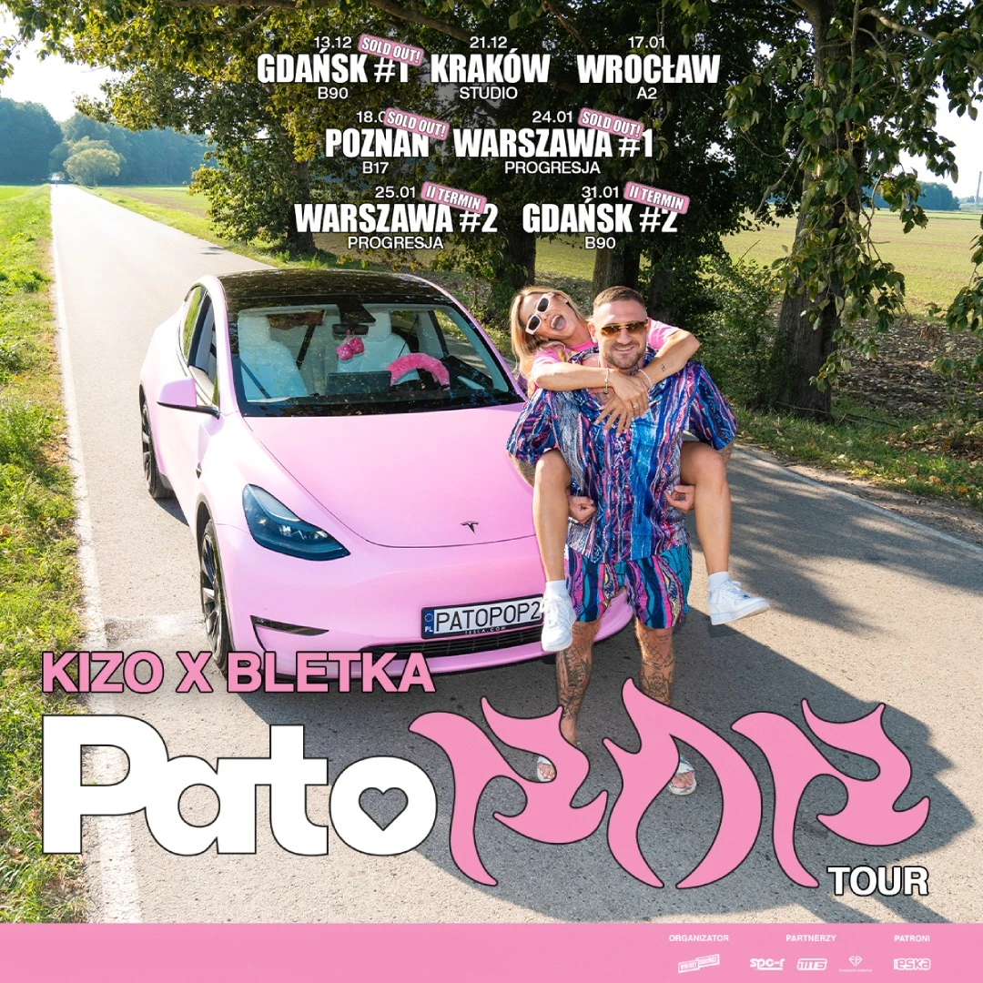 Kizo x Bletka PATOPOP Tour | Wrocław, Poznań, Warszawa, Gdańsk | bilety na eBilet.pl