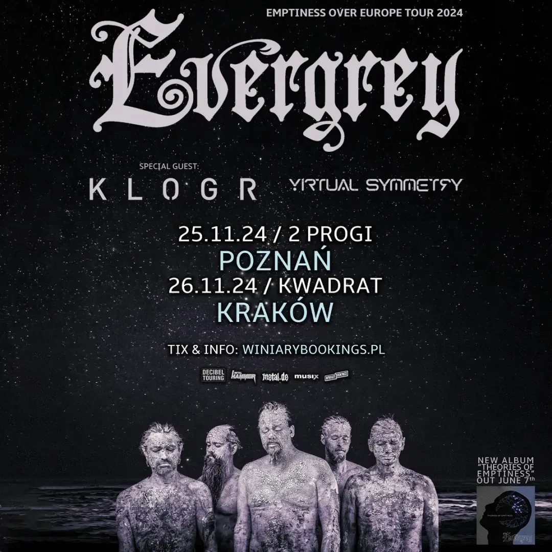 Evergrey: Emptiness Over Europe Tour 2024 | Poznań, Kraków | bilety na ...