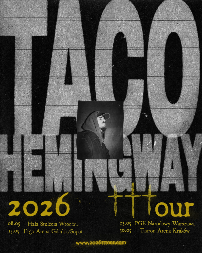 2026 †††our - Taco Hemingway | eBilet NOW